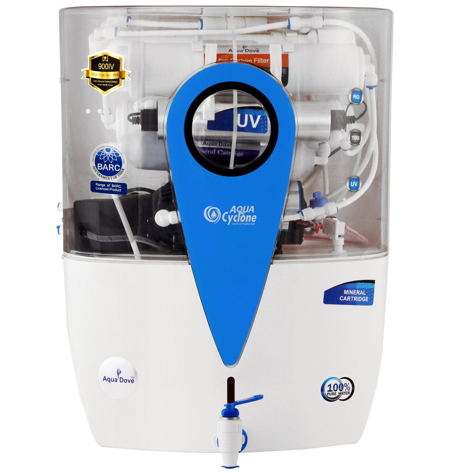 Aqua Dove AC Blue Water Purifier RO UV UF TDS MI Alkaline Choice | My ...