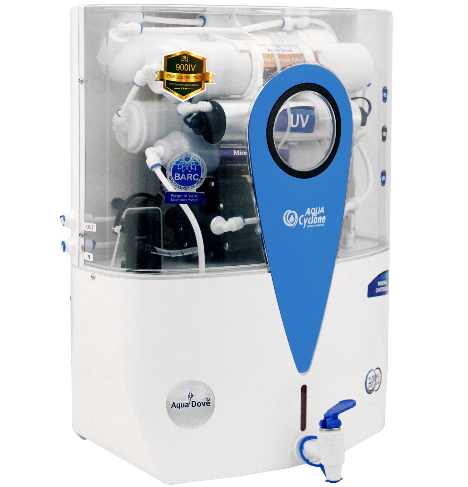 Aqua Dove AC Blue Water Purifier RO UV UF TDS MI Alkaline Choice | My ...