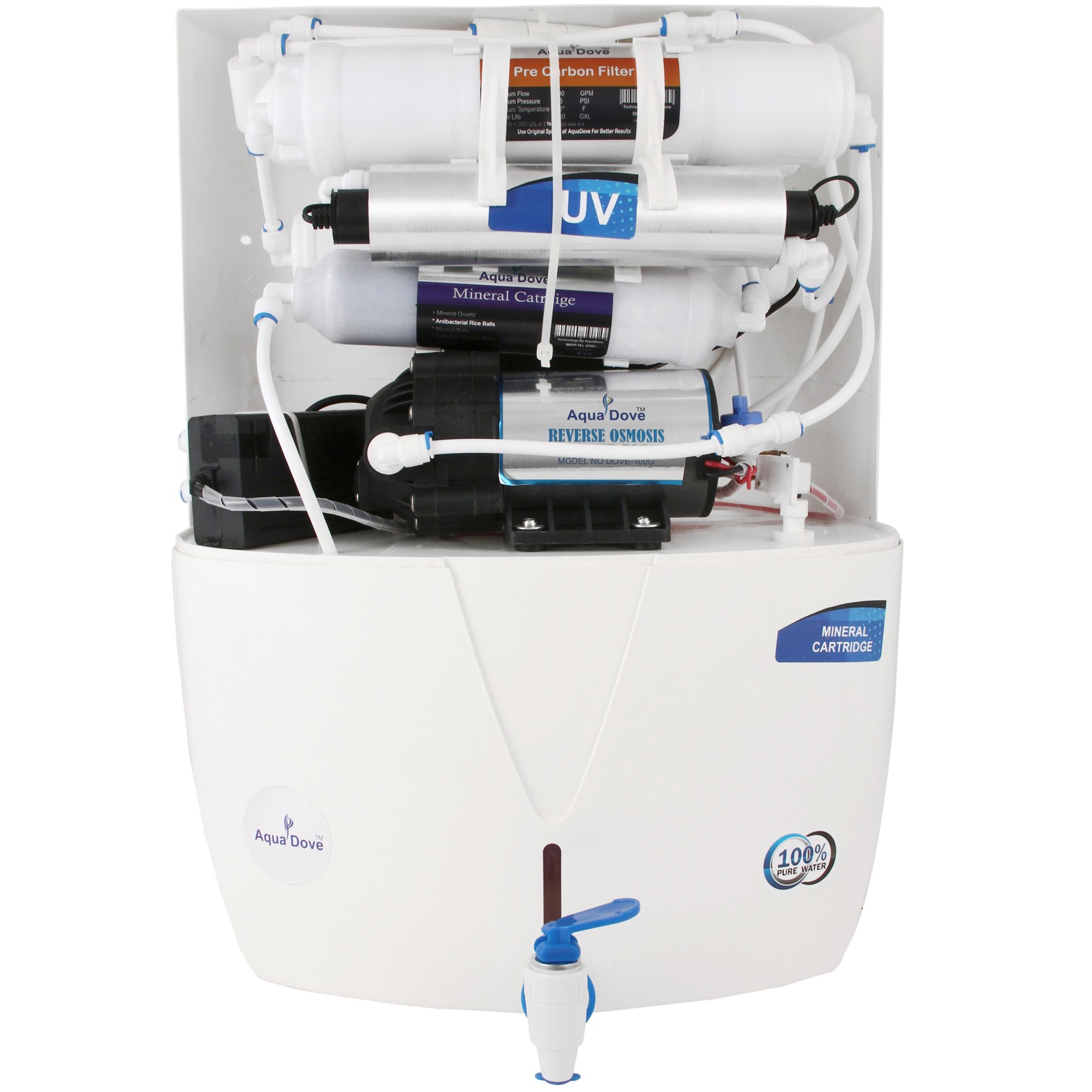 Aqua Dove AC Blue Water Purifier RO UV UF TDS MI Alkaline Choice | My ...